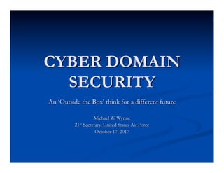 Cyber Domain Security | PPT