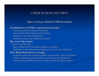 Cyber Domain Security | PPT