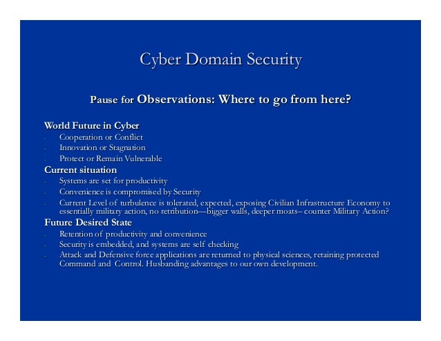Cyber Domain Security
