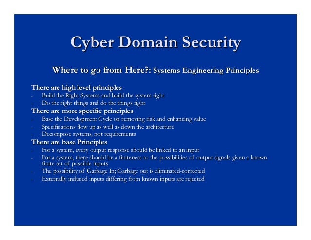 Cyber Domain Security