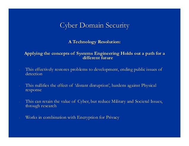 Cyber Domain Security
