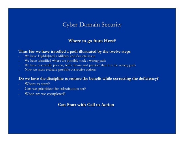 Cyber Domain Security