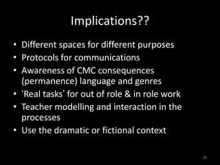 Cyberdrama and digital drama | PPT