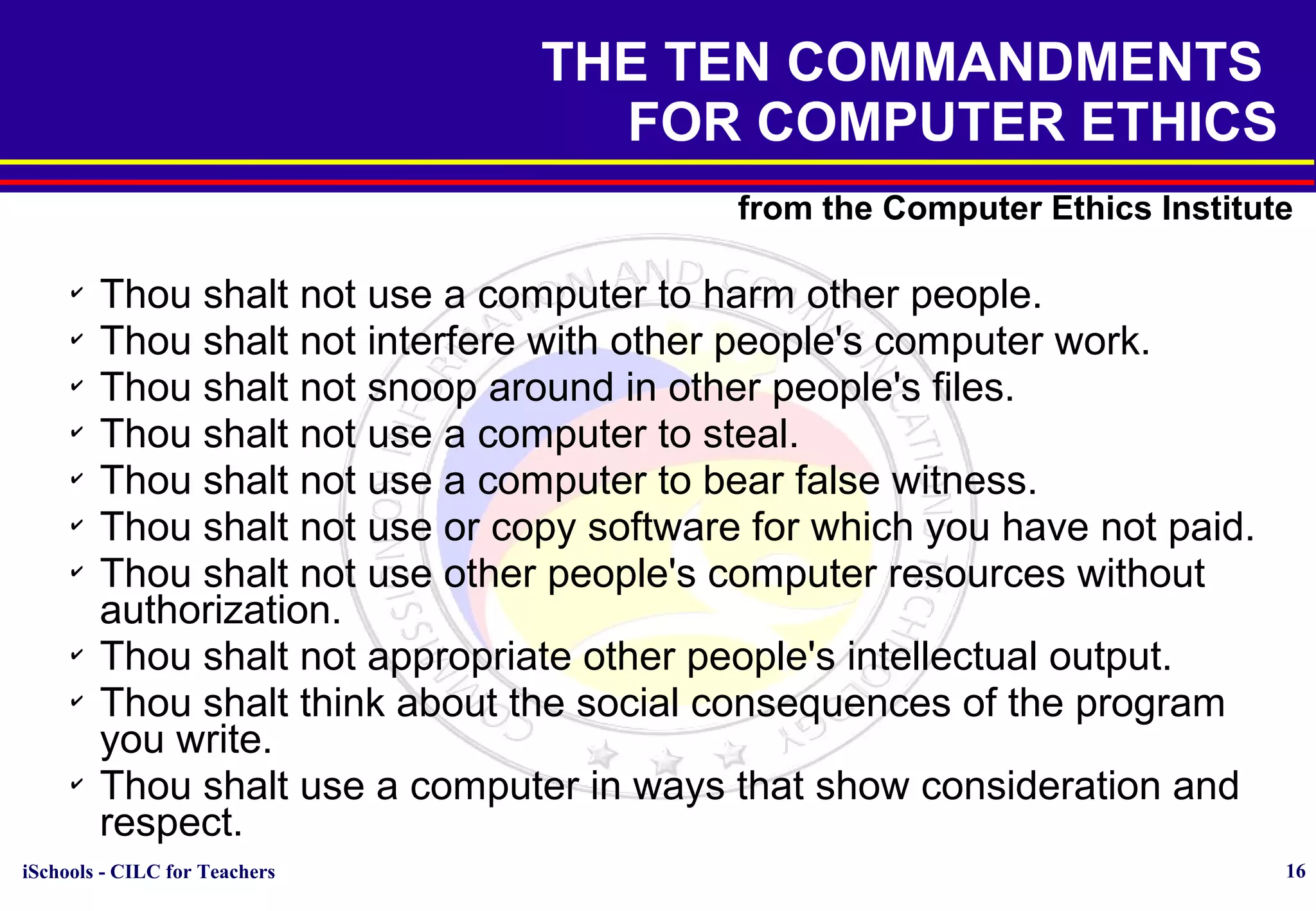 Cyber Ethics | PPT