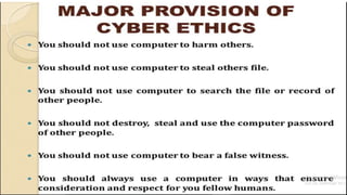 Cyber Ethics | PPT