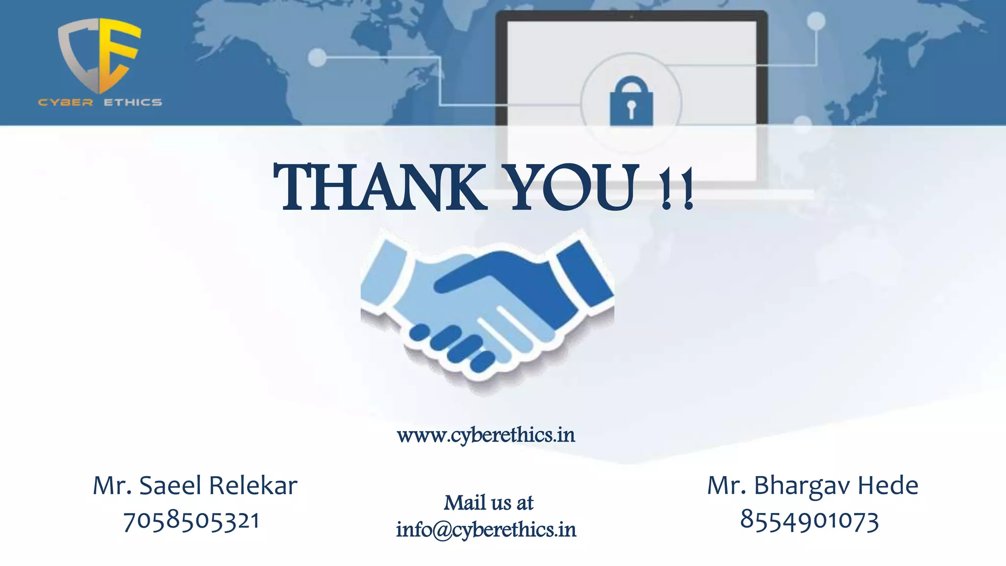 Cyber Ethics: Cyber Security Services | VAPT and WAPT | PPT