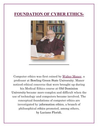 Cyber ethics | PDF