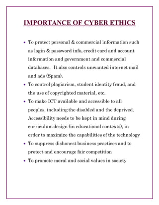 Cyber ethics | PDF