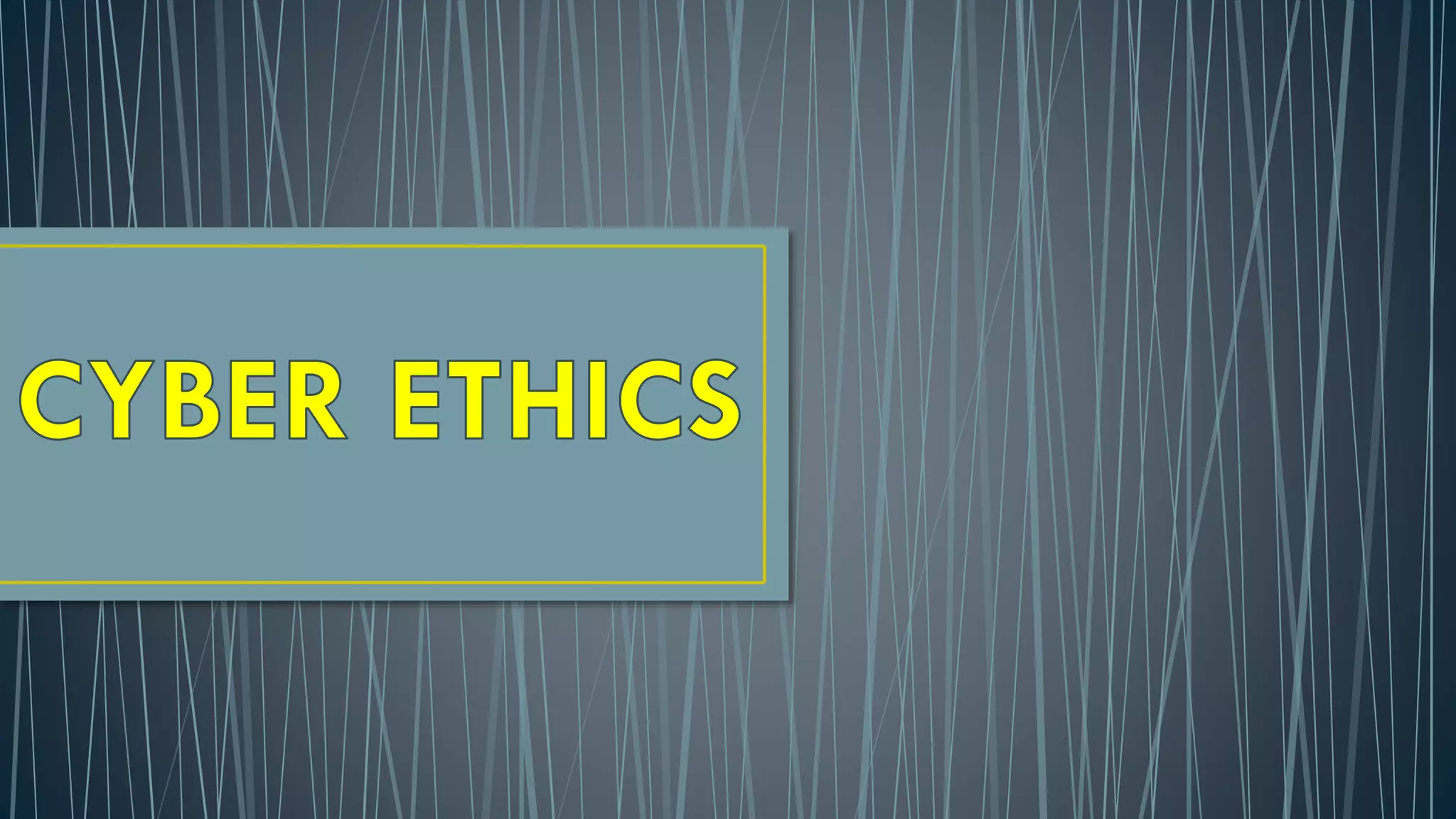 Cyber ethics(CBSE Class X), Computer Application | PPTX