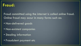 Cyber ethics(CBSE Class X), Computer Application | PPTX