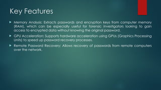 Cyber Forensics tools Passware and History.pptx