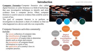 Computer forensic presentation and roles of first responder | PPT