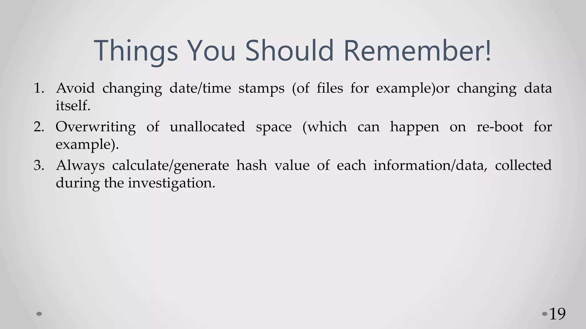 Cyber forensic investigation & Analysis | PPTX