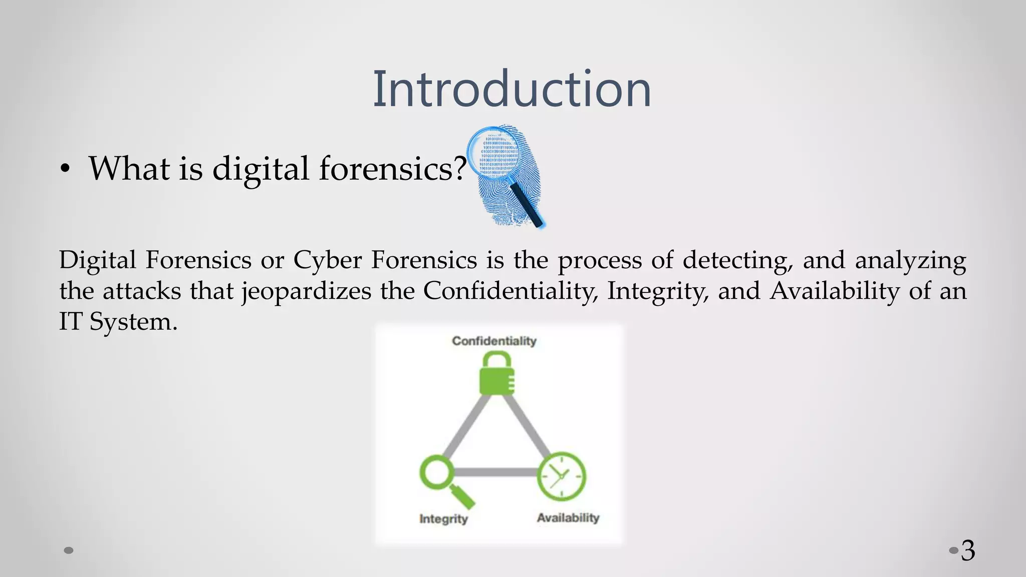 Cyber Forensic Investigation And Analysis Pptx Databases Computer Software And Applications