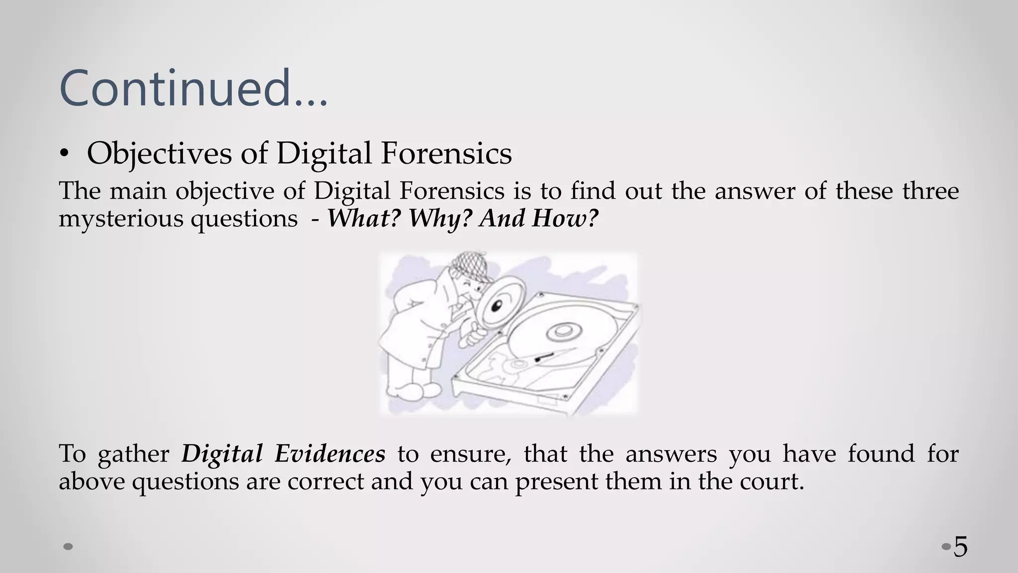 Cyber forensic investigation & Analysis | PPTX