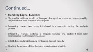 Cyber forensic investigation & Analysis | PPTX