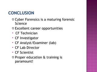 Cyber forensics | PPT