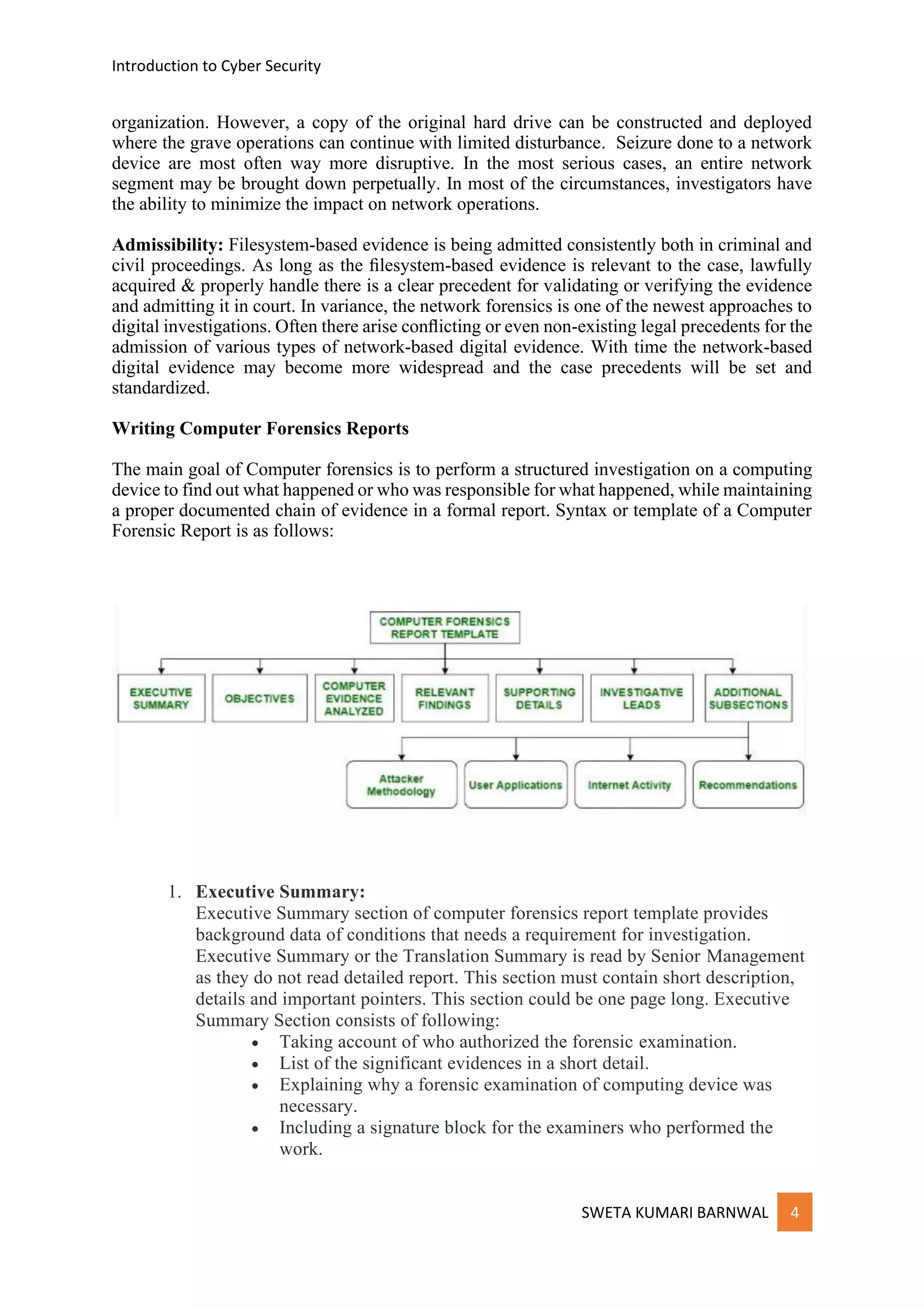 Cyber forensics and auditing | PDF