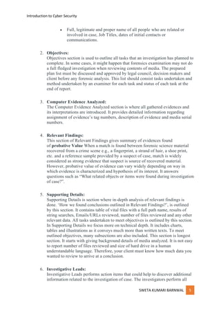 Cyber forensics and auditing | PDF