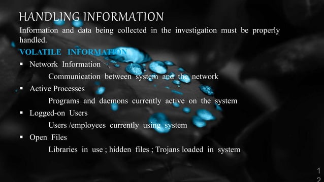Cyber forensics ppt | PPTX | Operating Systems | Computer Software and Applications