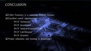 Cyber forensics ppt | PPTX