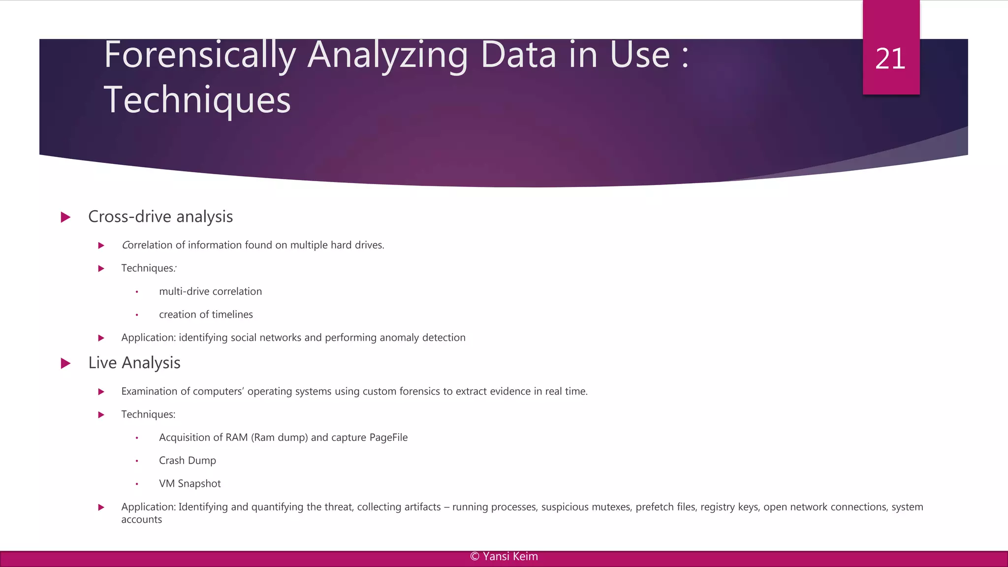 Cyber Forensics Overview | PPTX