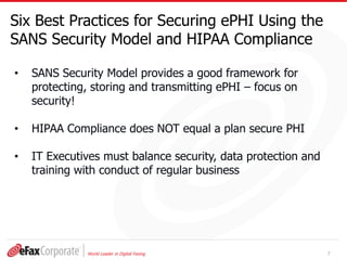 Cyber Hacking in Healthcare & The Best Practices for Securing ePHI in ...