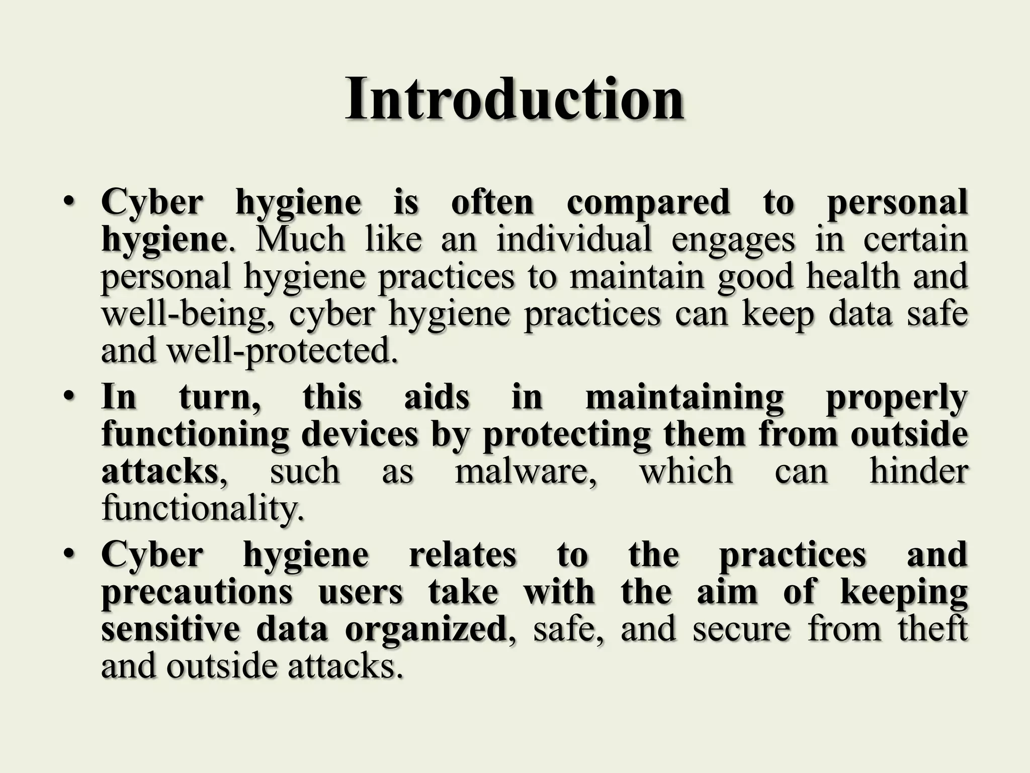 Cyber Hygiene | PPTX