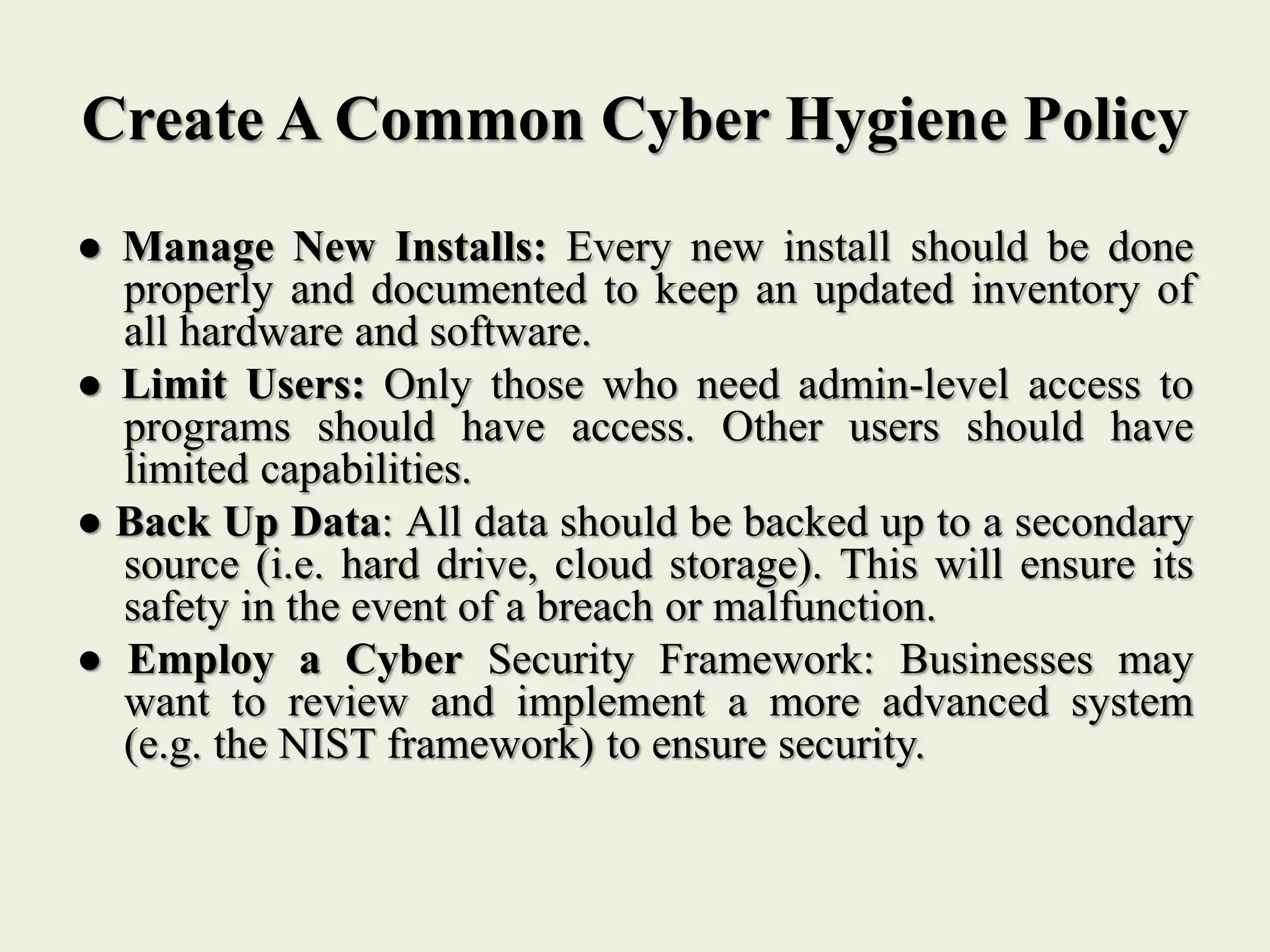 Cyber Hygiene | PPTX