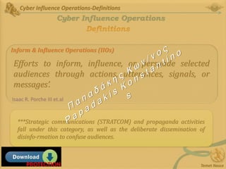 Cyber Influence Operations | PPTX