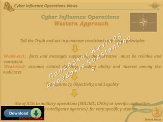 Cyber Influence Operations | PPTX