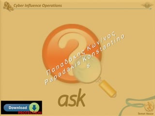 Cyber Influence Operations | PPTX