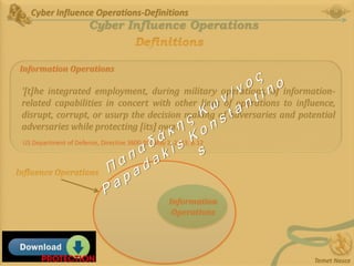 Cyber Influence Operations | PPTX