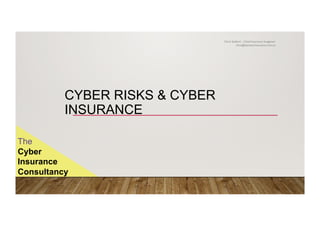 Cyber Insurance - The Basics | PPT