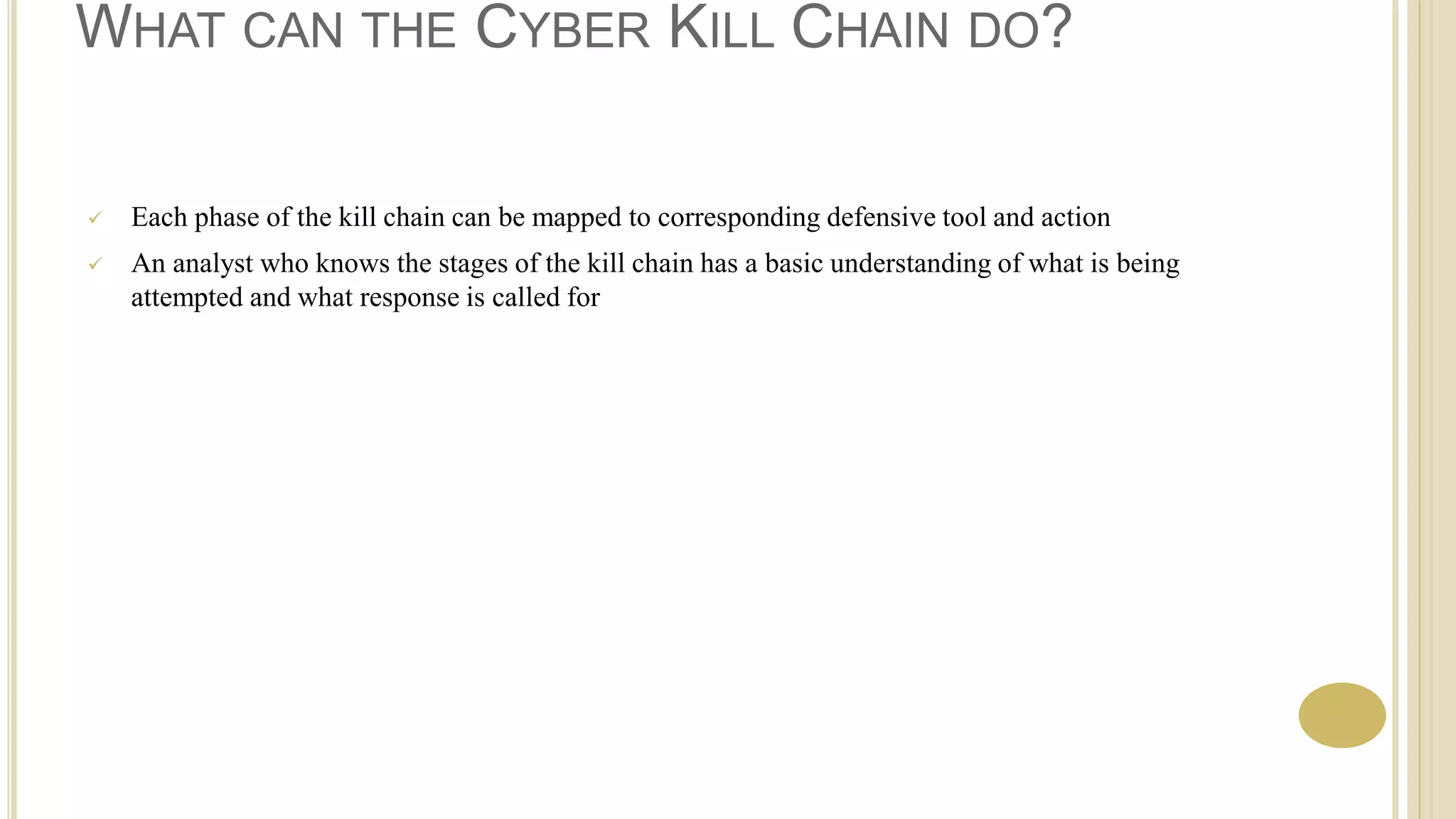 Cyber kill chain | PPTX