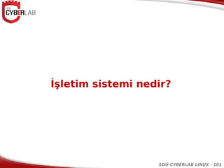 Linux 101 - GNU/Linux Nedir ? Nasıl Kurulur? | PPT