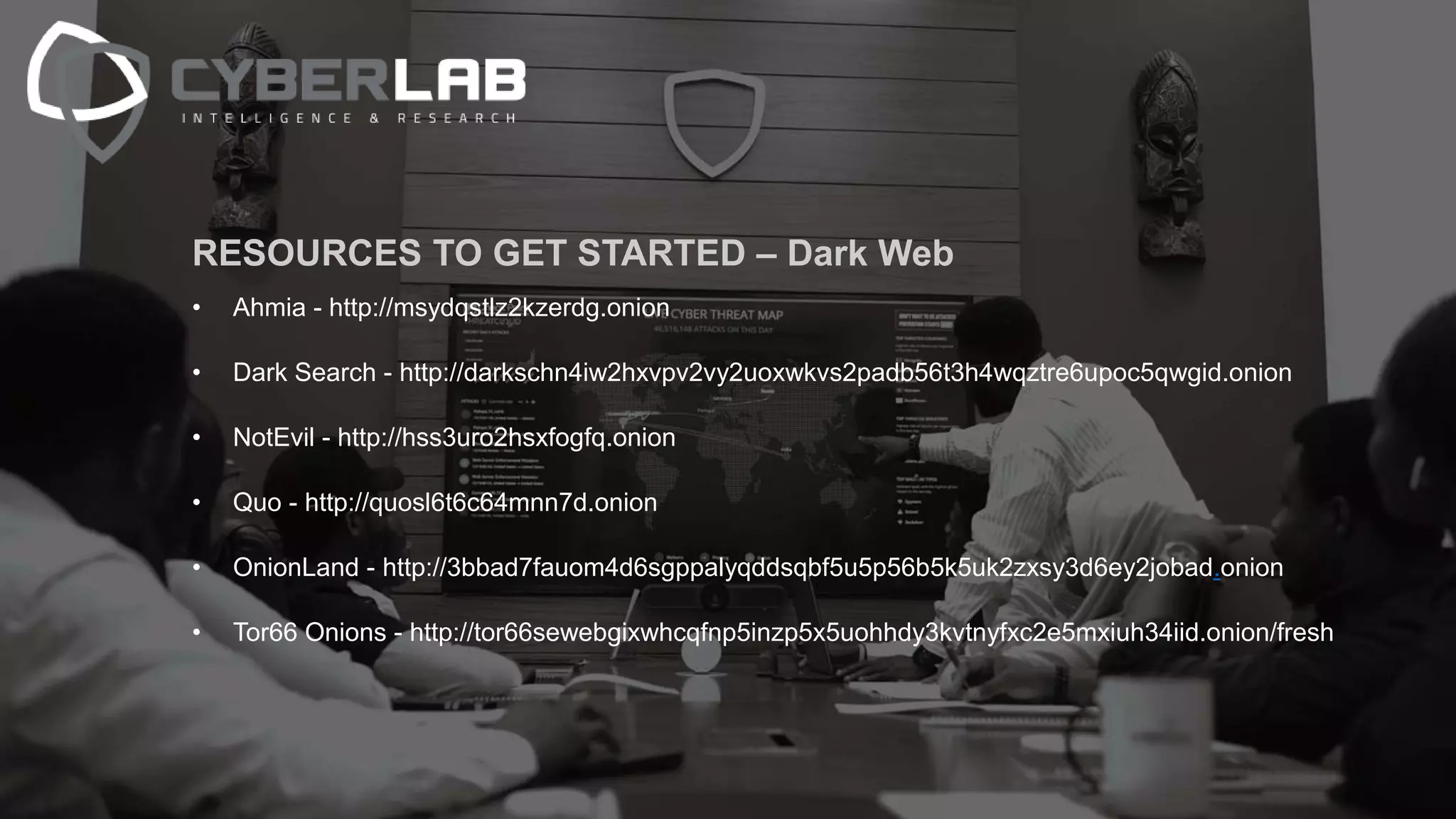 Getting started with using the Dark Web for OSINT investigations | PPTX