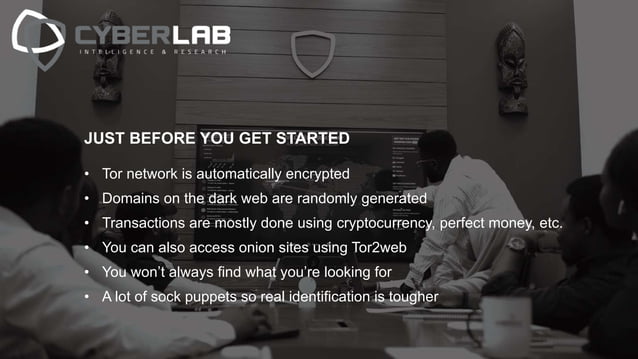 Getting started with using the Dark Web for OSINT investigations | PPTX