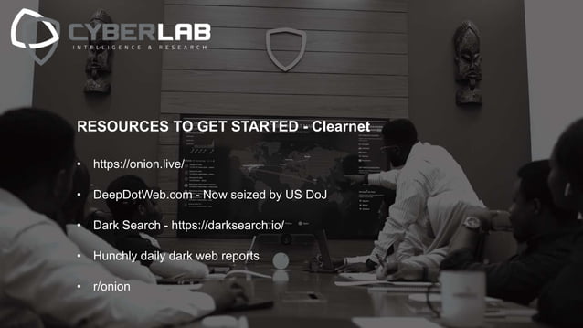 Getting started with using the Dark Web for OSINT investigations | PPTX
