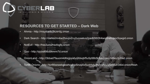 Getting started with using the Dark Web for OSINT investigations | PPTX