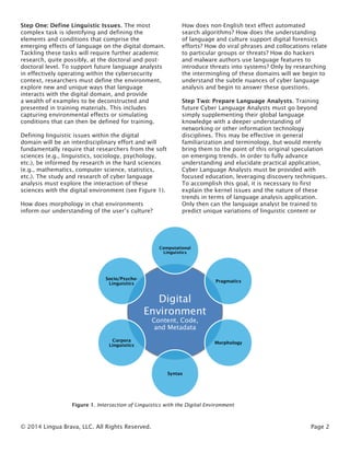 Cyber Language Analysis: Emerging Linguist Trends in Digital ...