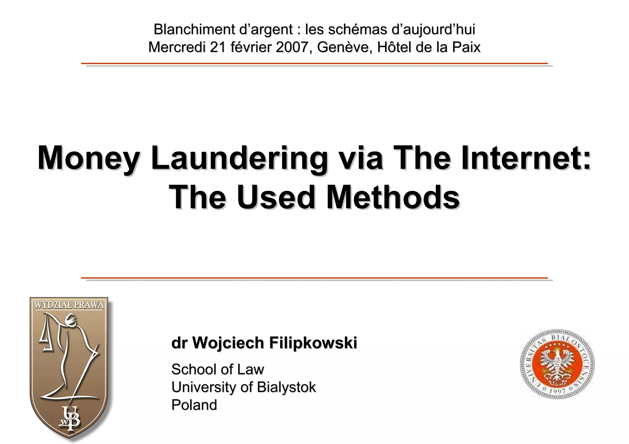 Cyberlaundering | PDF