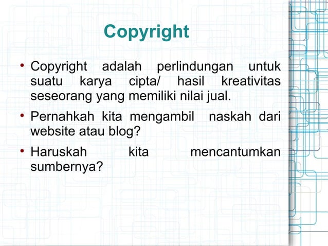copyright and defacing | PPT