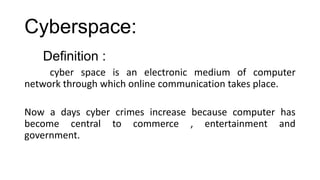 Cyber law | PPT