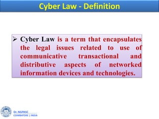 Cyber law | PPTX
