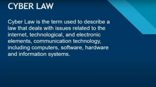 Cyber Law | PPTX