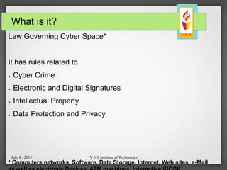 cyber law introductory Information on cyber Law | PPT
