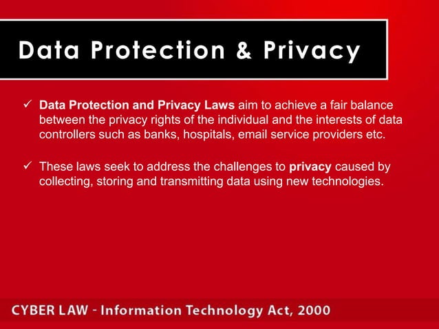 An Introduction to Cyber Law - I.T. Act 2000 (India) | PPTX | Crime ...