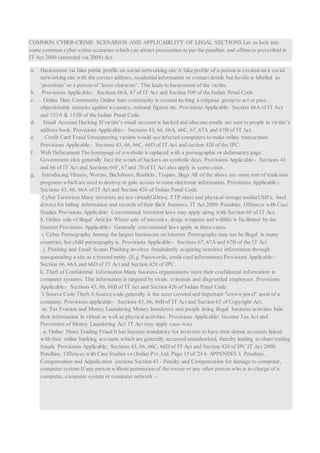 Cyber law and ipc codes | PDF