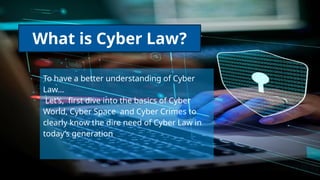 CYBER LAW AND ITS EVOLUTION (1)-1.111111 | PPTX